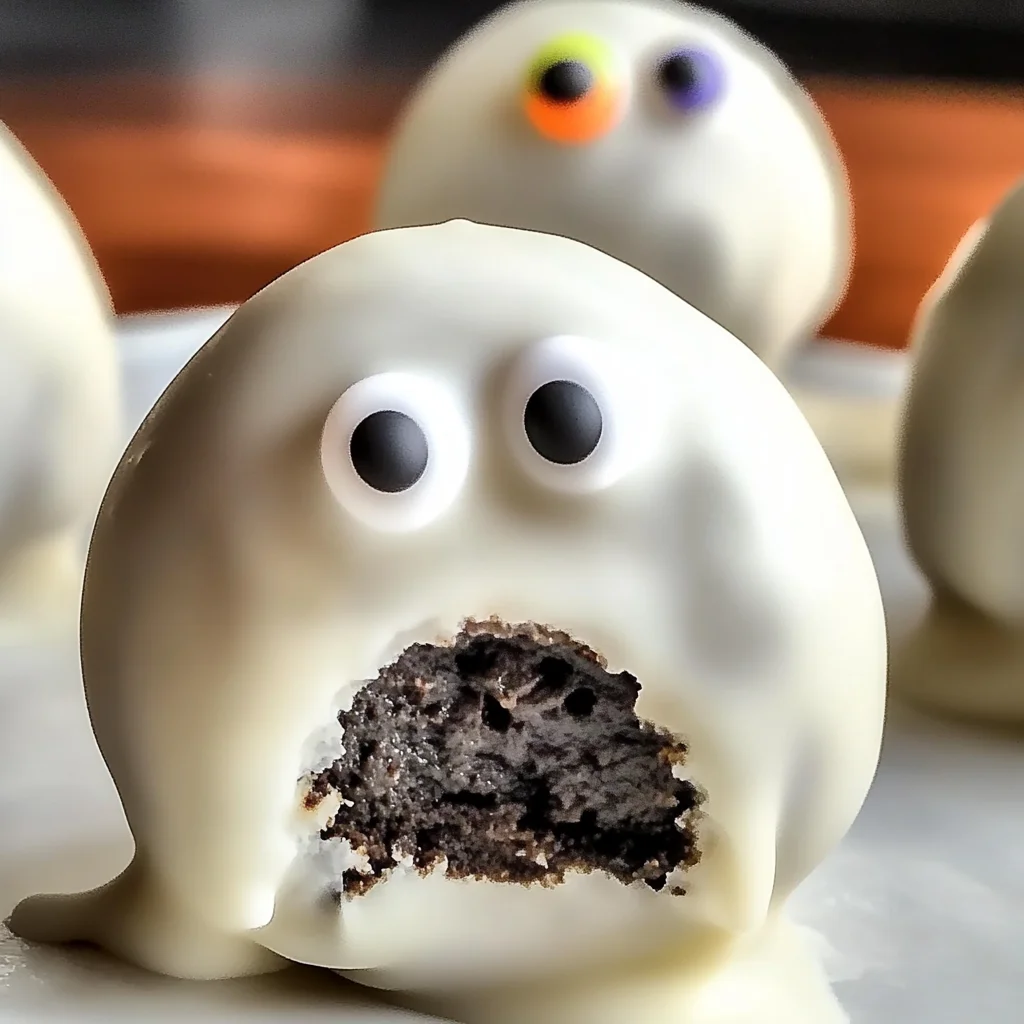 Ghost OREO Ball Truffles – Easy No-Bake Halloween Delights – easy ...